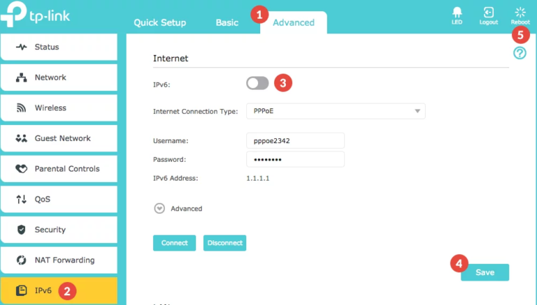How to Disable IPv6 on your TPLink Router (v1,v2,v3) | DNSFLEX